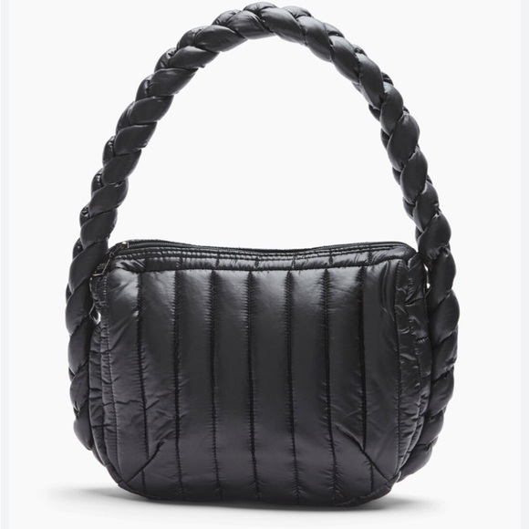 THINK ROYLN | Bags | Think Royln Kelsie Braided Bag Black Boho Puffer ...